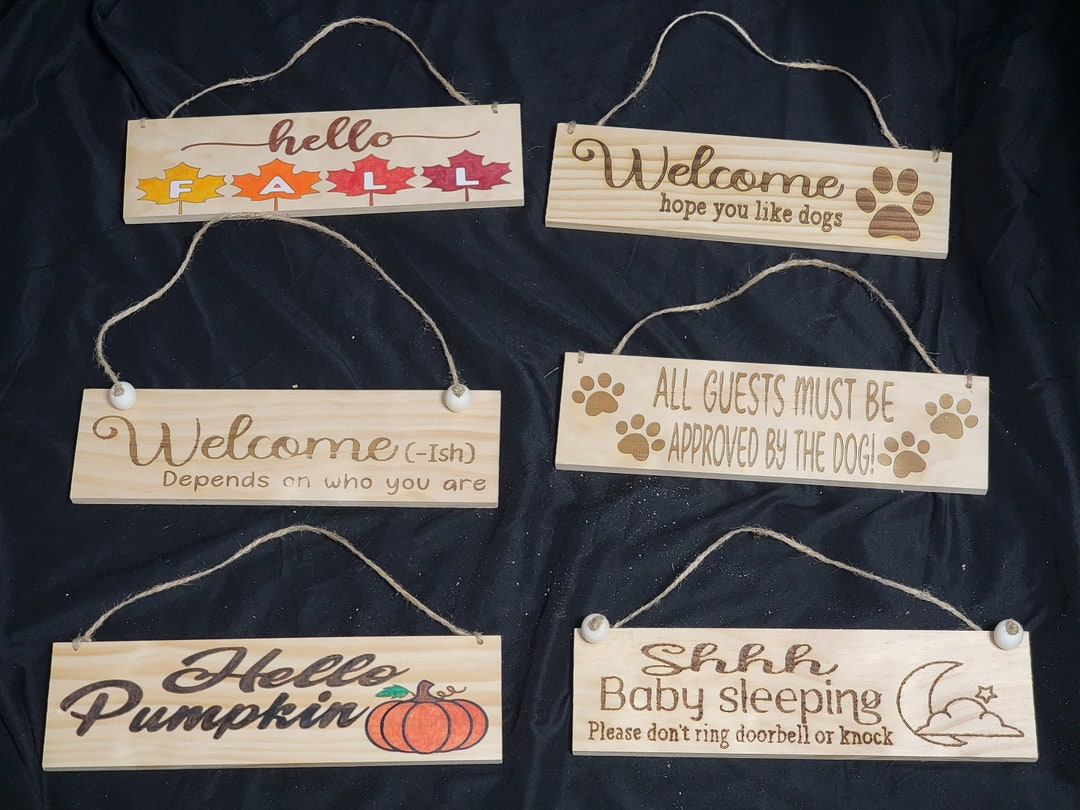 Custom Door Signs/door Sign/personalized Decor/front Door Decor/hello ...