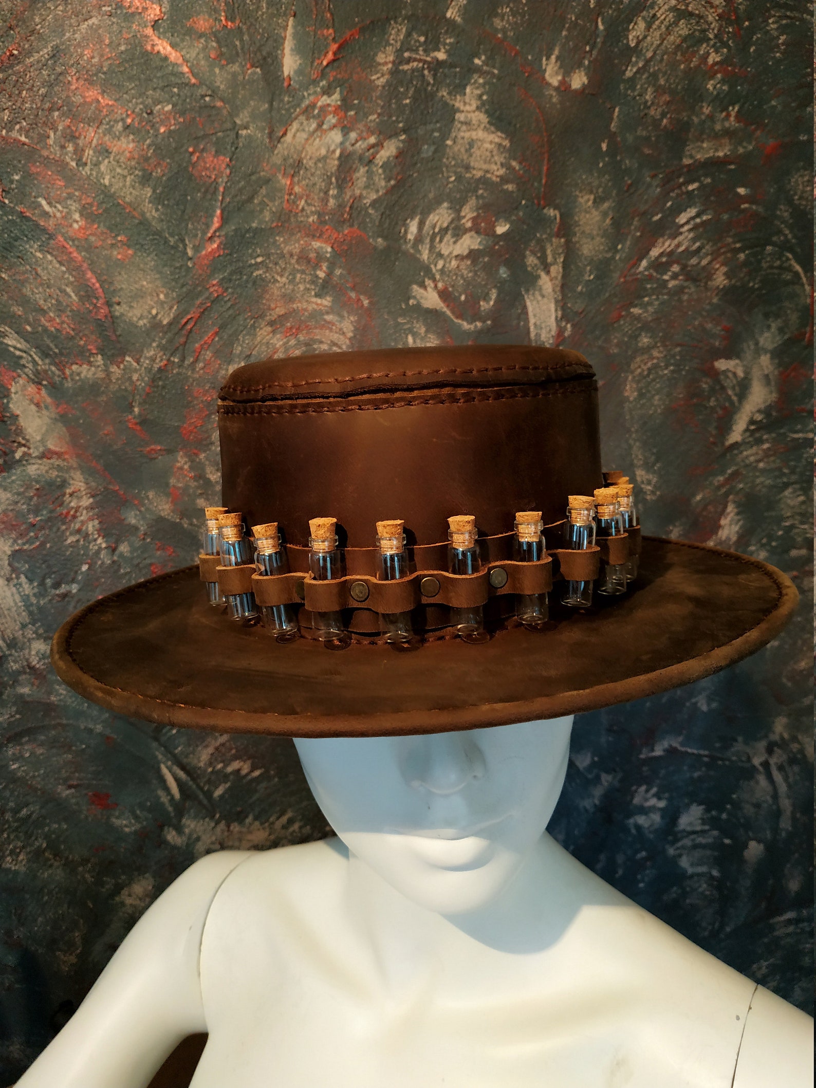 Handmade Leather Alchemist Hat Plague Doctor Hat Plague - Etsy