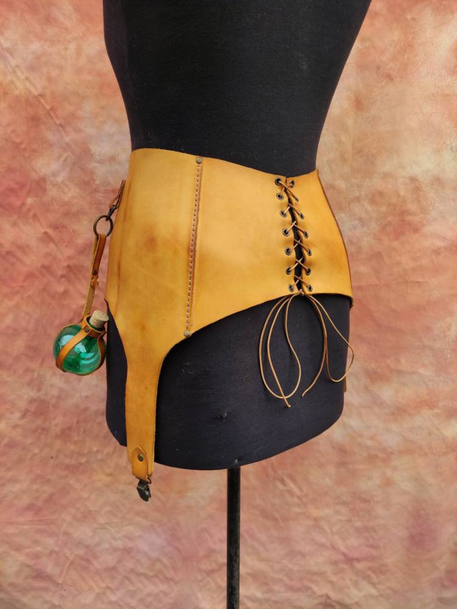 Leather Steampunk Belt Alchemist Belt Medieval Corset Belt - Etsy