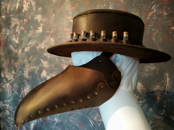 Alchemist party kit Hat and mask Handmade Leather Alchemist | Etsy