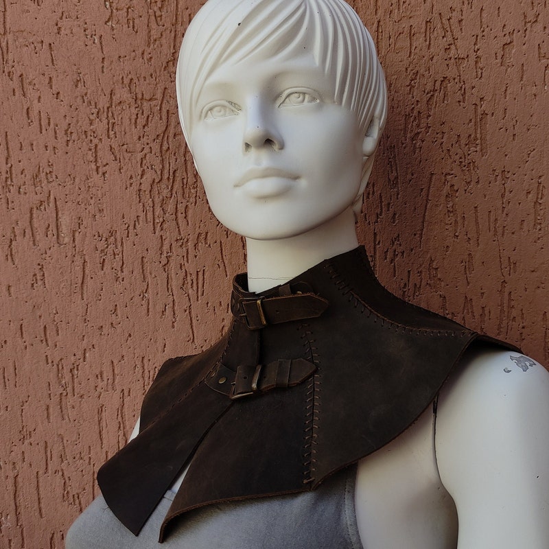 Leather Gorget - Etsy