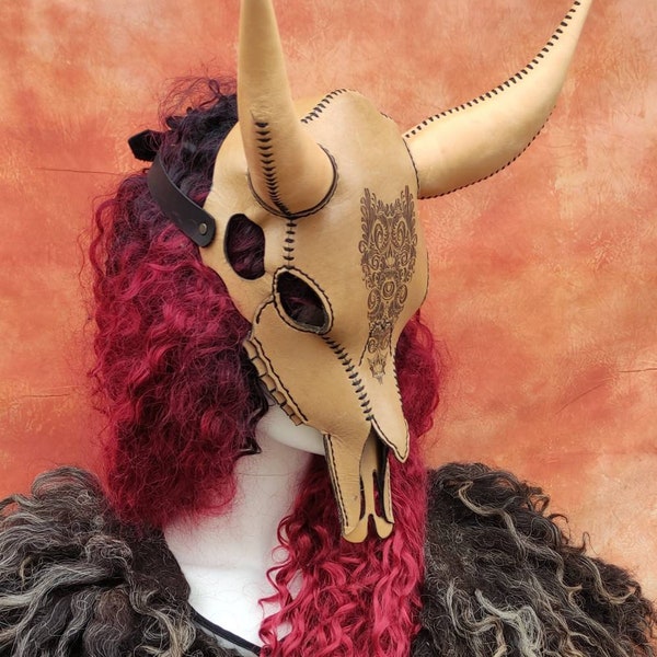 Bull Mask - Etsy