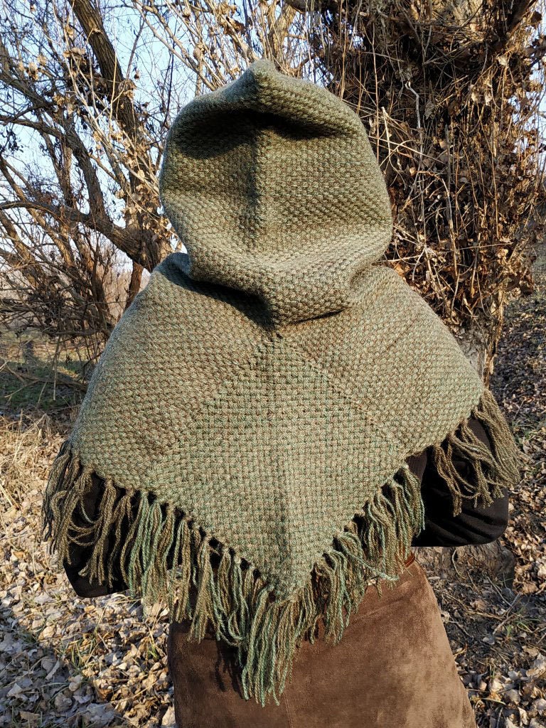 Handwoven Wool Hood Viking Hood Medieval Monk's Hood - Etsy