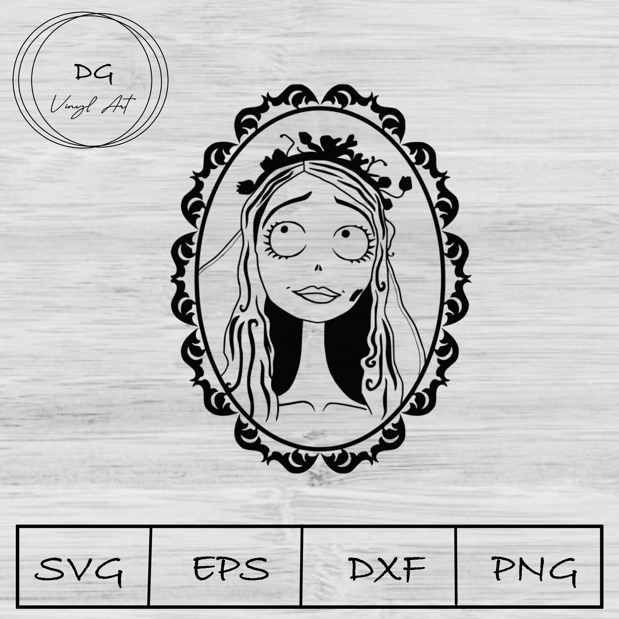 Corpse Bride Emily SVG Halloween SVG PNG Cricut Svg - Etsy UK
