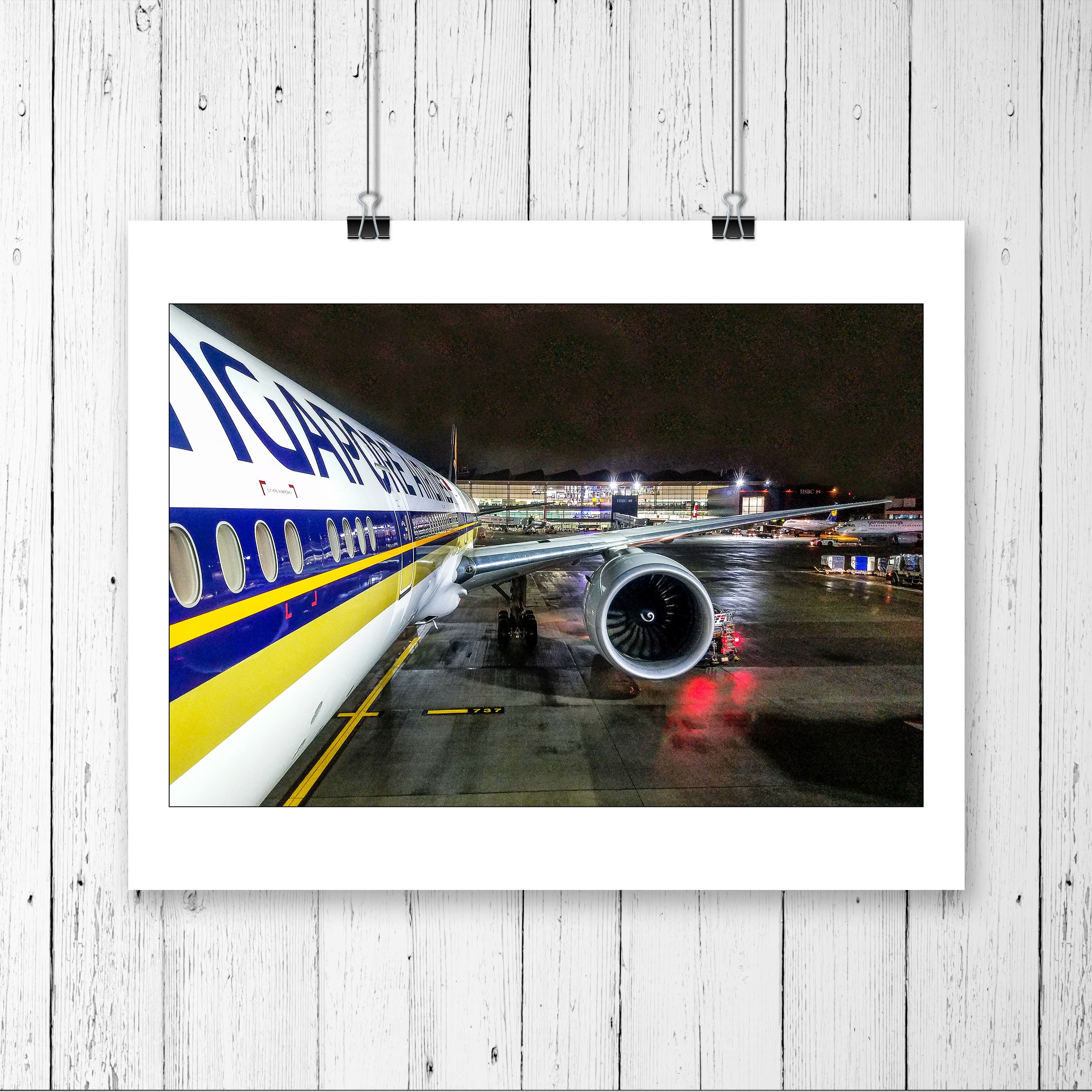 Singapore Airlines Boeing 777 Aviation Memorabilia Art Decor Poster ...