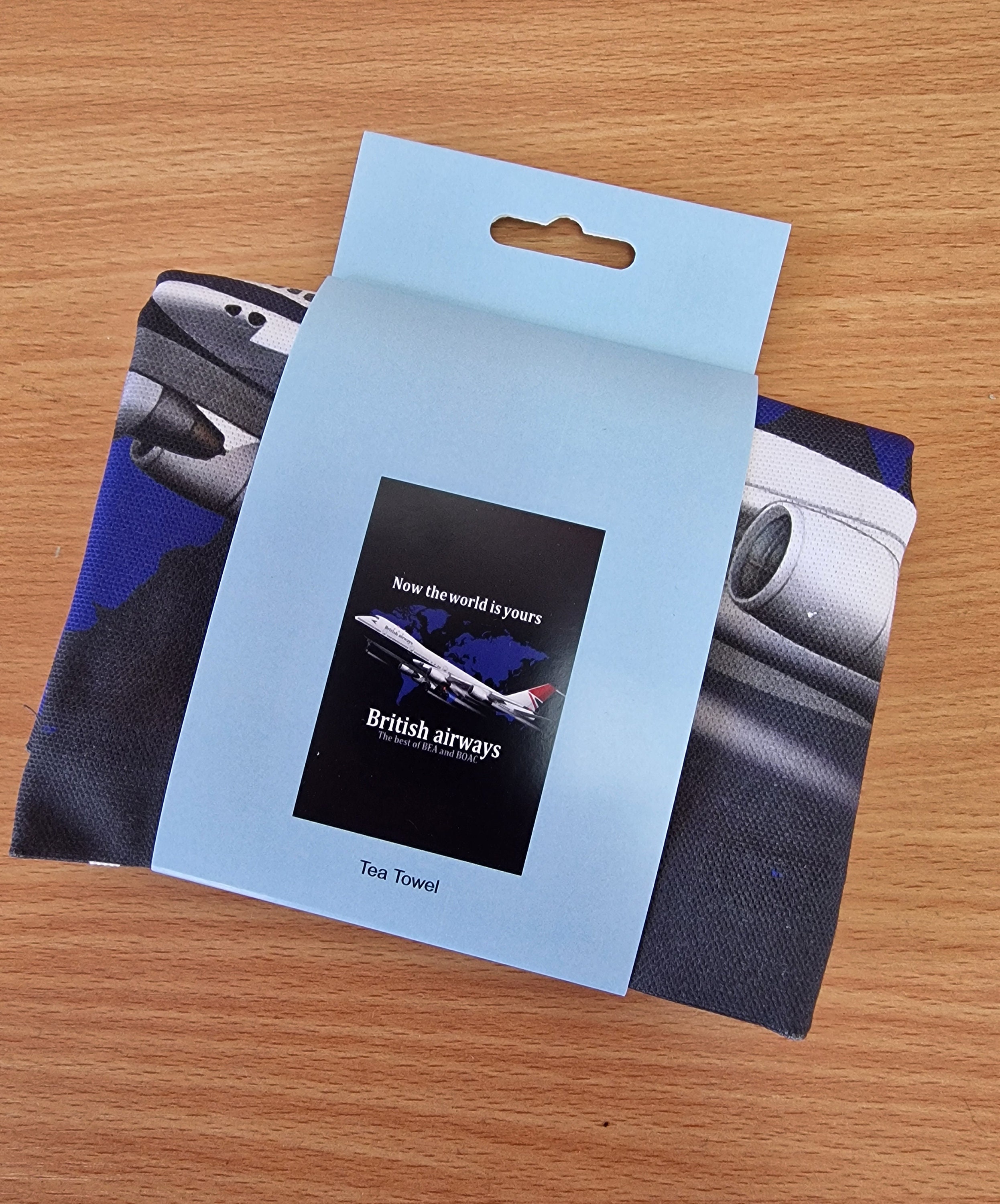 British Airways Boeing 747 'negus' Jumbo Jet Tea Towel - Etsy