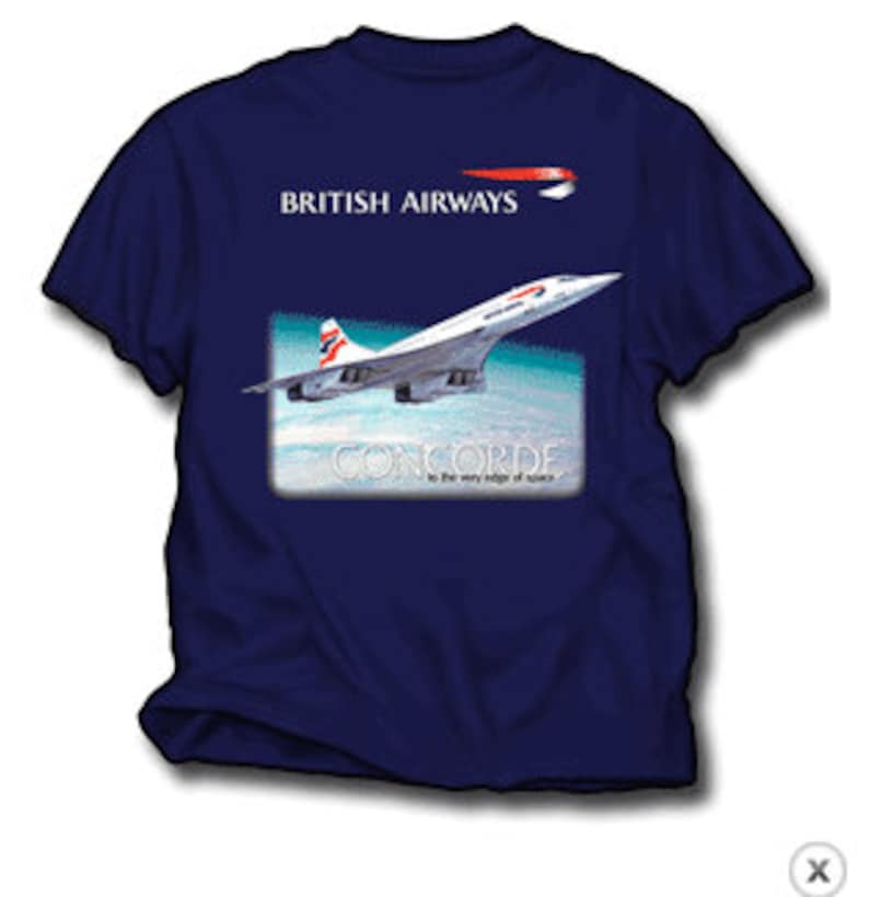 Concorde Classic T-shirt Aviation, Planespotting, Airline - Etsy UK