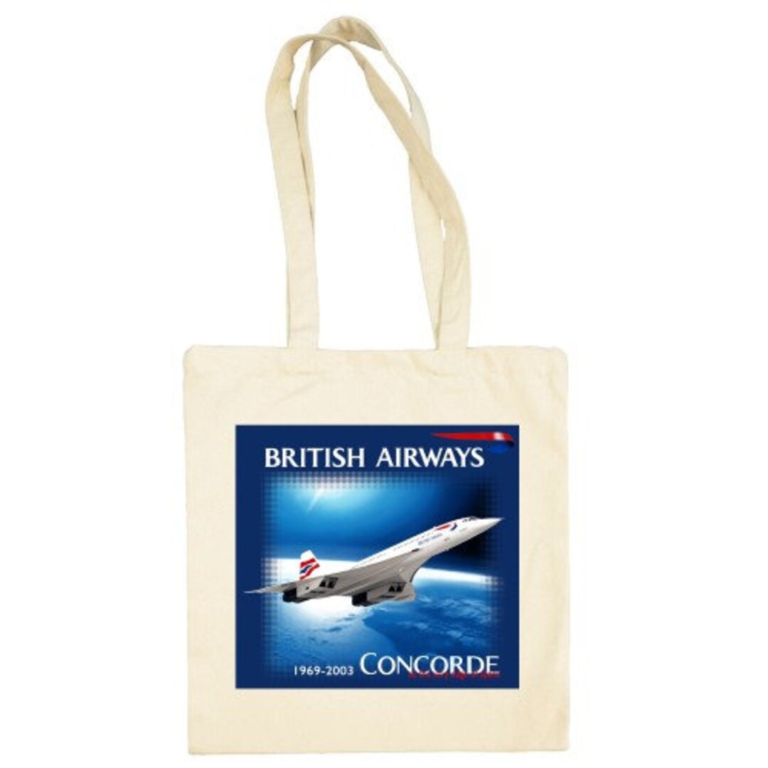 Concorde Classic Cotton Shopper Tote Bag - Etsy