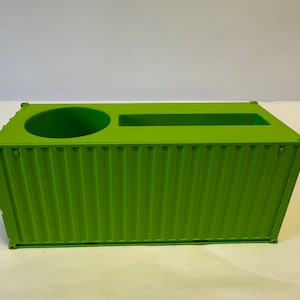 Shipping Container Themed Pen Pot Green - Etsy