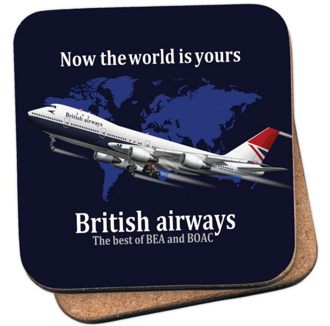 Boeing 747 'negus' Jumbo Jet Drinks Coaster - Etsy