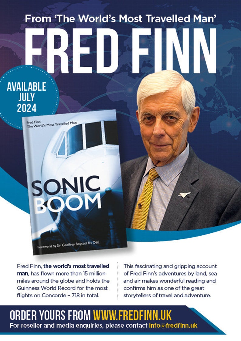 Sonic Boom - Autobiography of Fred Finn - the World's Most Travelled ...