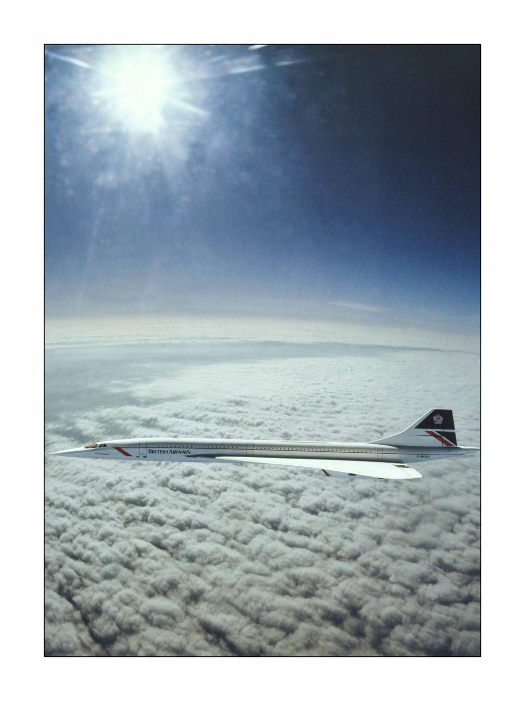 Concorde at Mach 2 Aviation Memorabilia Art Decor Poster Print, Husband ...