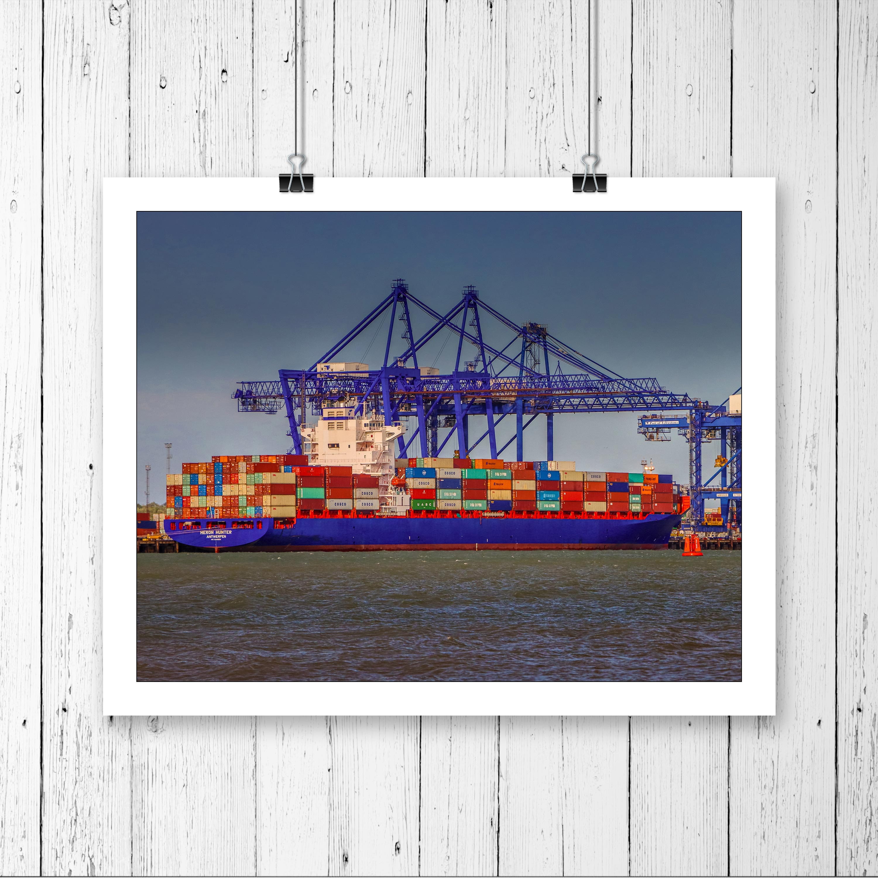 Felixstowe Container Ship Poster Print Office Decor - Etsy
