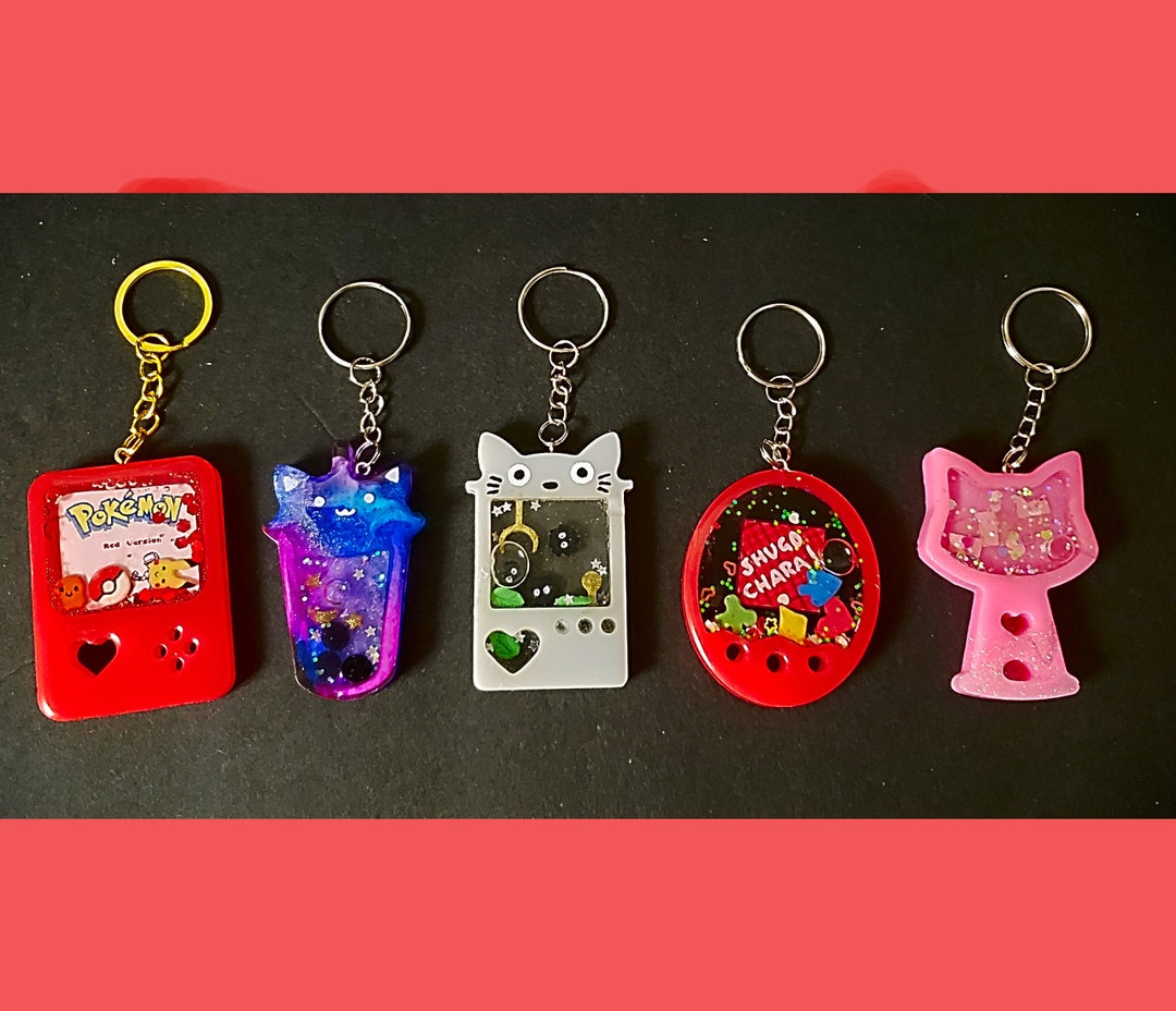 Resin Shaker Charms Pokemon Pikachu Totoro Cat Galaxy Shugo Chara ...