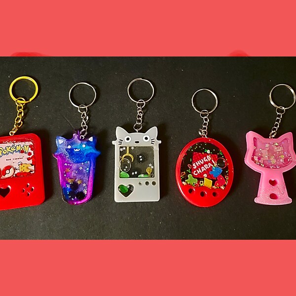Pikachu Resin Keychain - Etsy