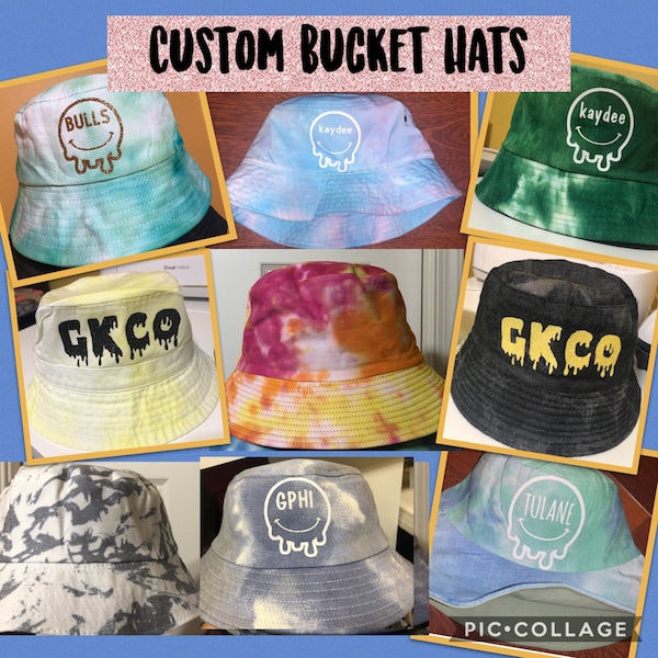 Custom Bucket Hat - Etsy