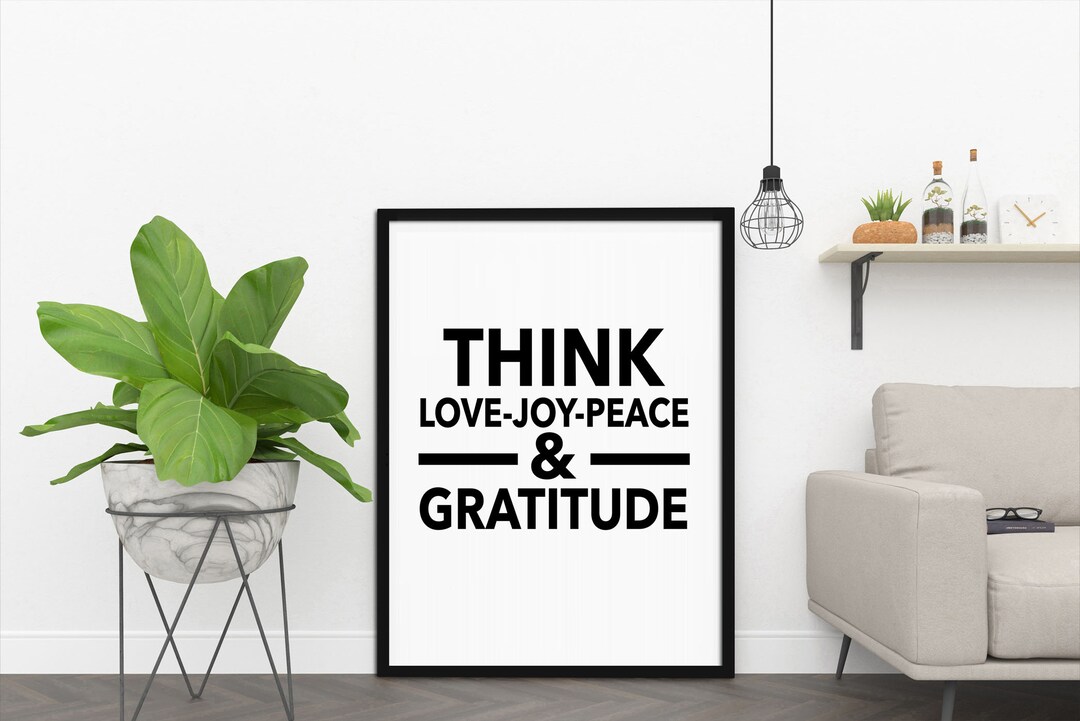 Think, Printable Wall Decor, Minimalist Prints, Inspirational Quotes ...