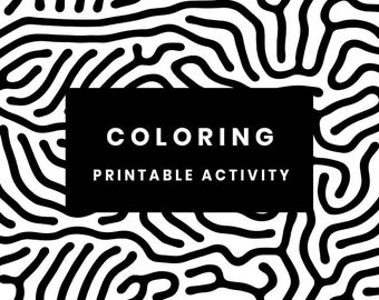COLORING ACTIVITY VOL.1 - Etsy