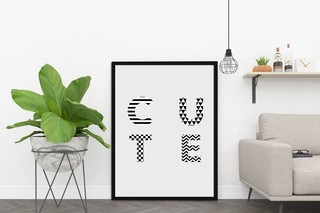 Cute, Printable Wall Decor, Minimalist Prints, Inspirational Quotes ...