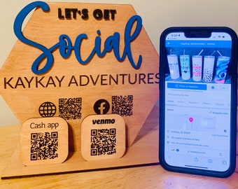 Qr Code Vendor Sign - Etsy
