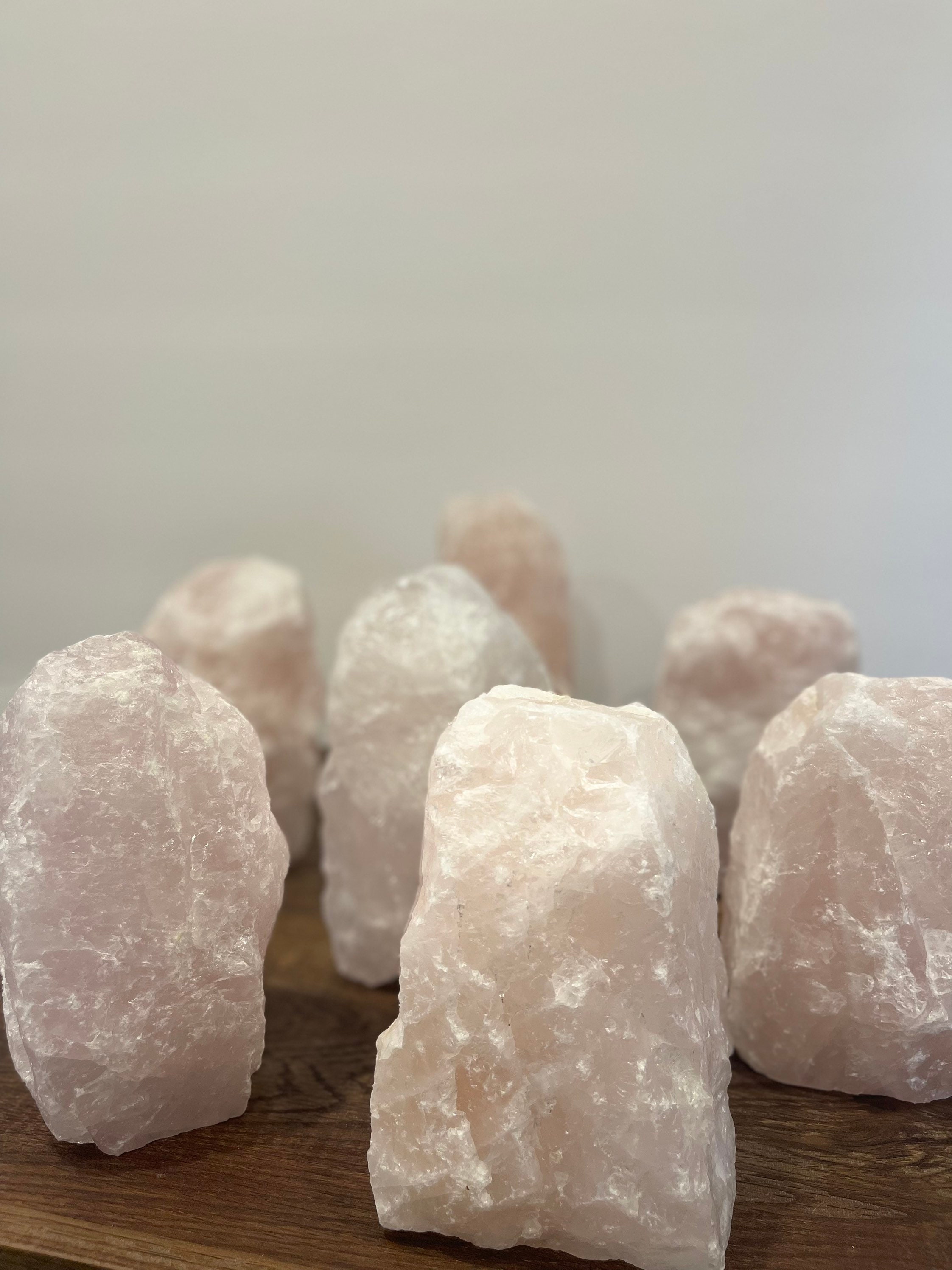 Rose Quartz Crystal Lamp With Base Pink Quartz Light the - Etsy Canada