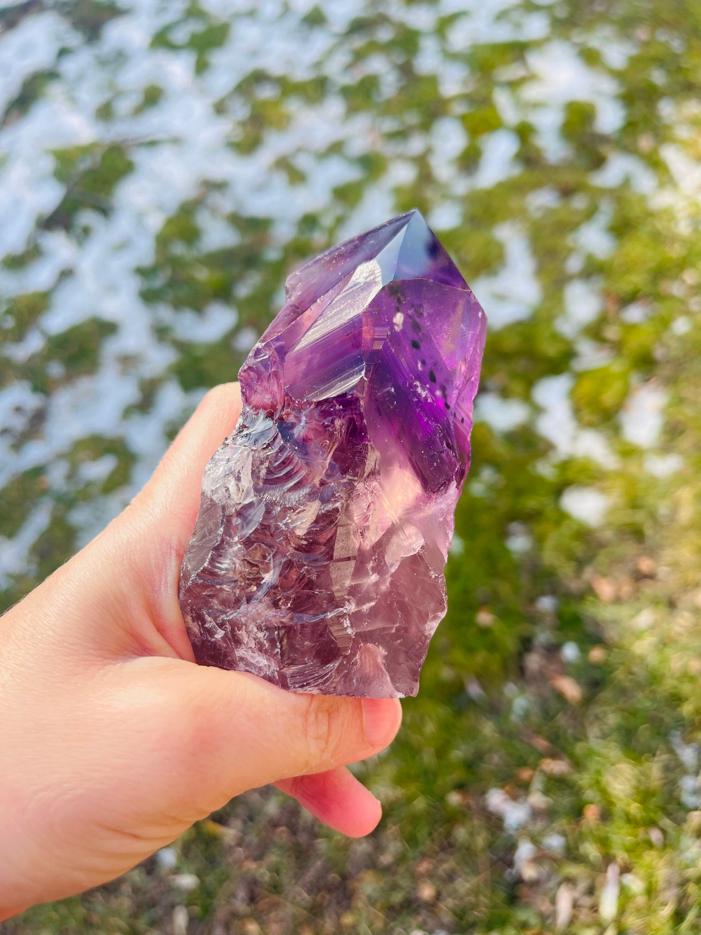 Amethyst Point Phantoms, Smoky Amethyst, Raw Amethyst Phantom, Amythest ...