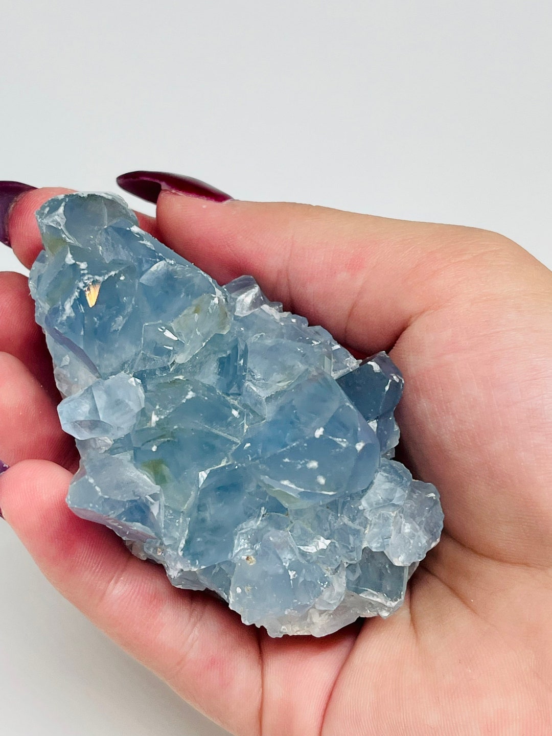 CELESTITE CLUSTER | AAA Quality | Geode Clusters | Celestite Raw ...