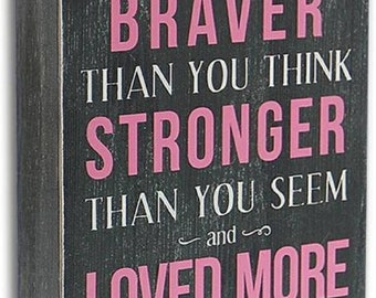 Brave and Strong | Etsy