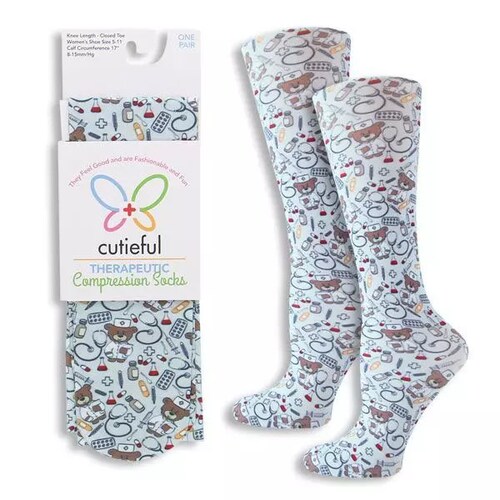 Cutieful Therapeutic Compression Socks Friendly Ghost - Etsy