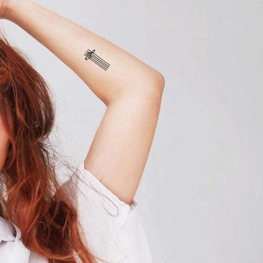 7 Music Set Temporary Tattoos - Etsy