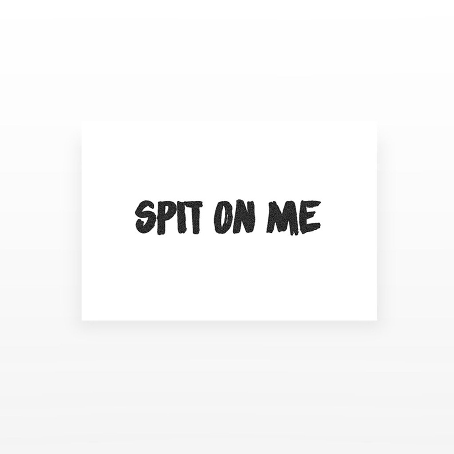 2x Spit on Me Tattoo - Etsy