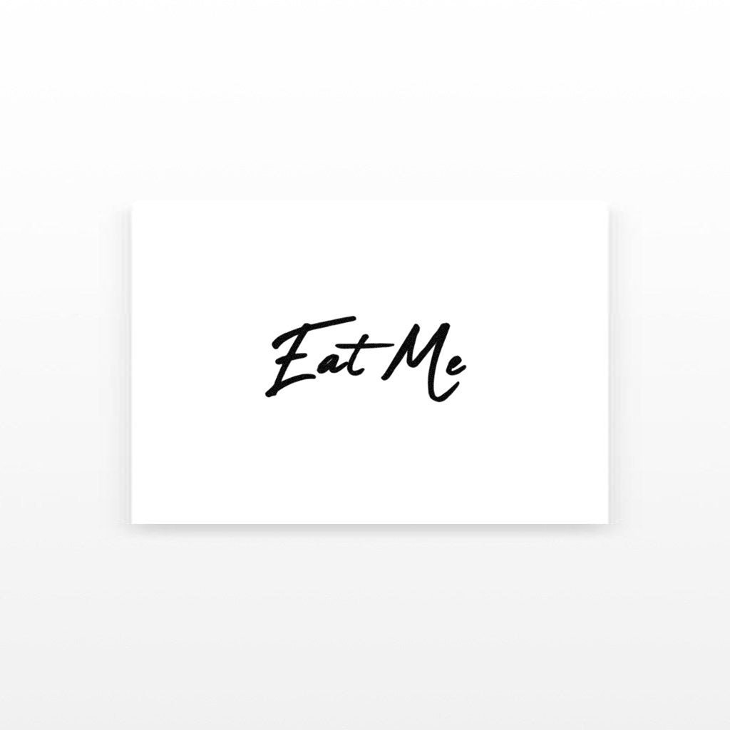 2x Eat Me Temporary Tattoos - Etsy Australia