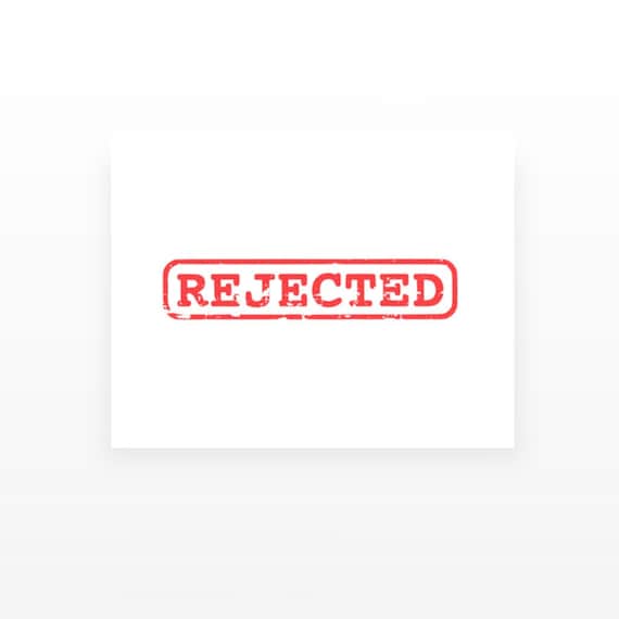 2x Rejected Temporary Tattoo | Etsy