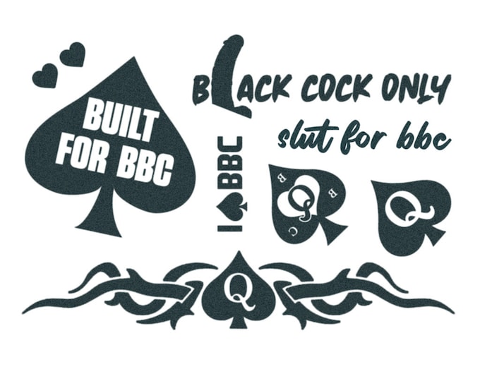 Bbc Lover Temporary Tattoo Set Etsy