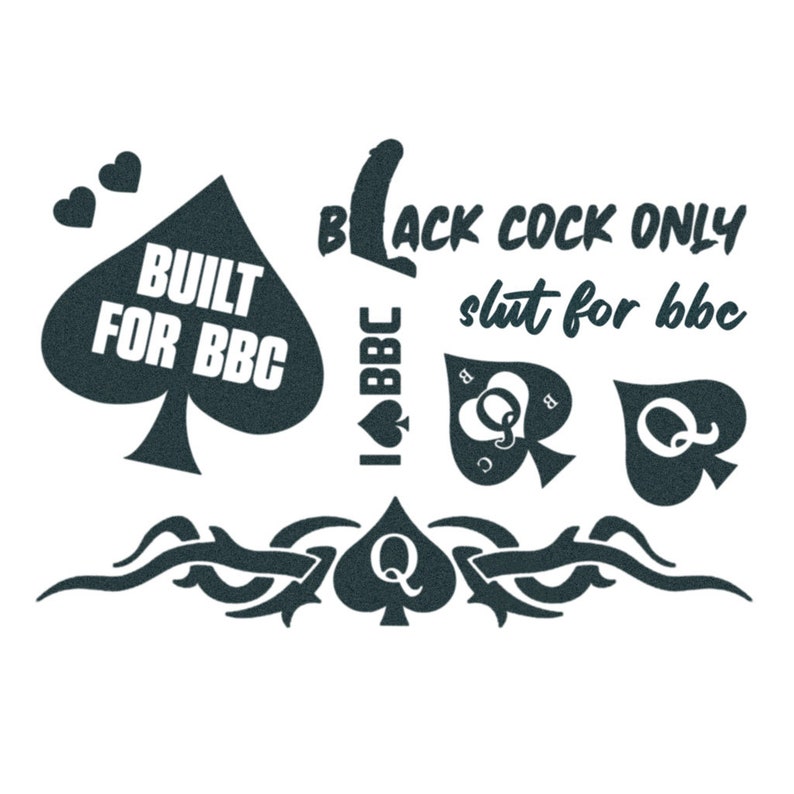 BBC Lover Temporary Tattoo Set - Etsy Hong Kong