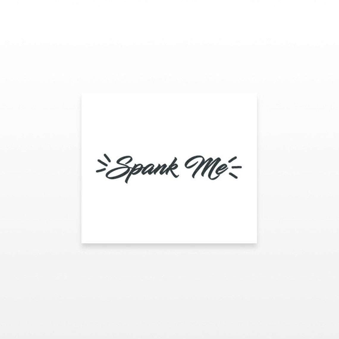 2 Spank Me Temporary Tattoos - Etsy