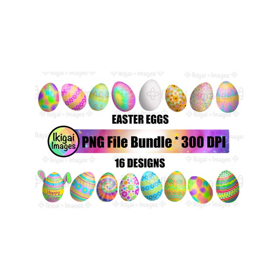 Commercial Use Hand Drawn Easter Egg Clipart Boho Clip Art Easter ...