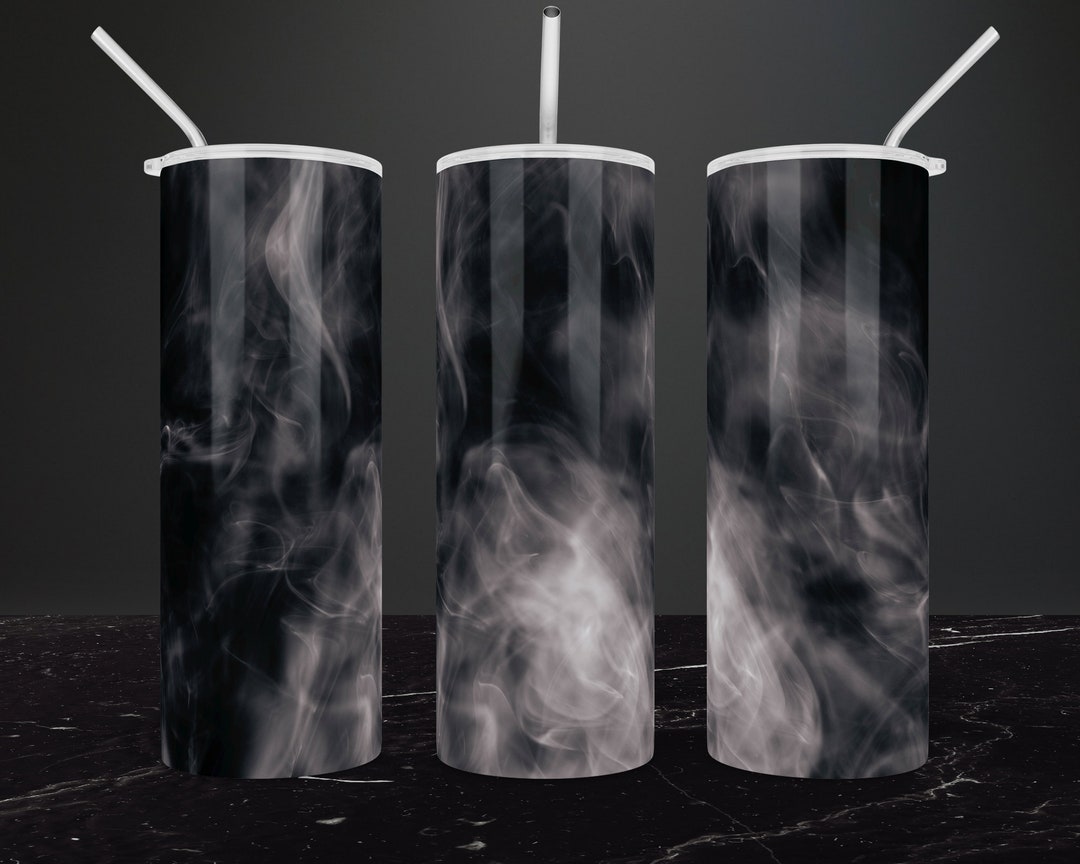 Smoke Tumbler Png 20oz Skinny Tumbler Wrap Sublimation Design ...
