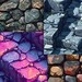 550+ Stone Texture Digital Paper Pack | Seamless Fantasy Ground and ...