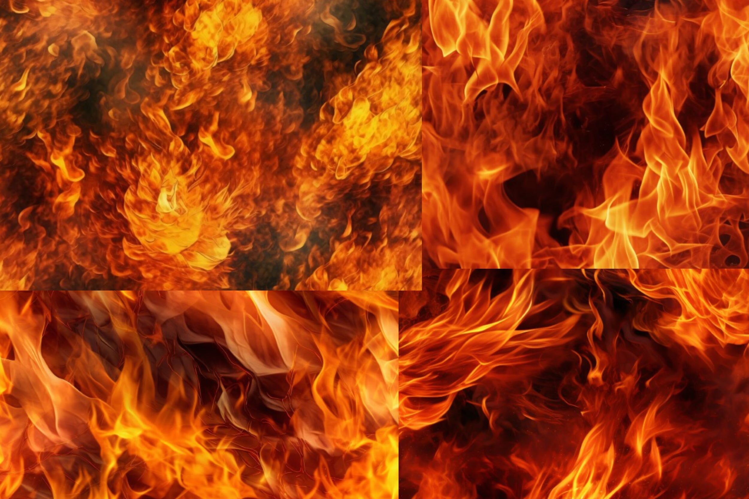 Seamless Fire Digital Paper| Flame Graphics | Flames Frame Printable ...