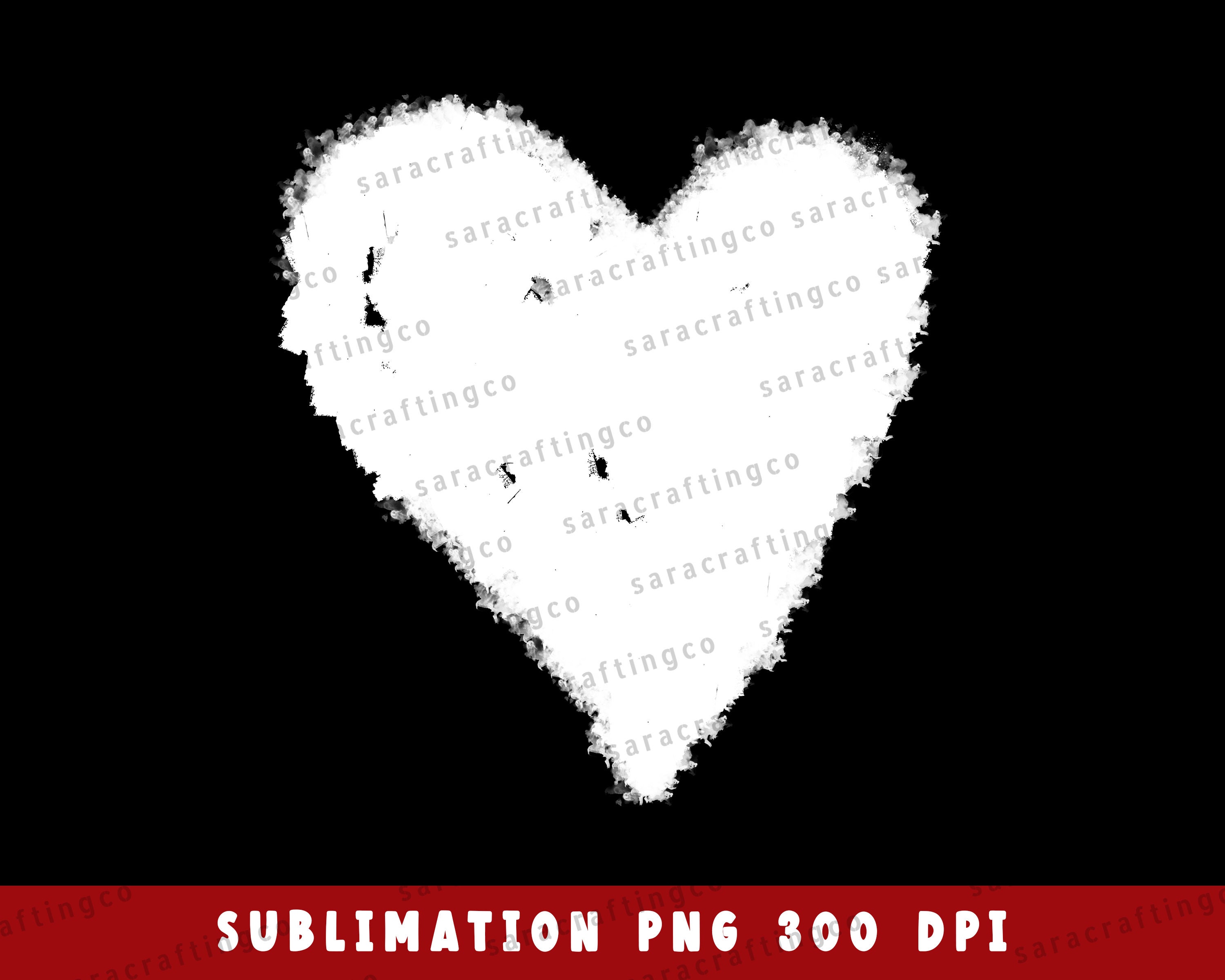 Heart Bleach Effect PNG Clipart Bundle Bleach Splash Brush - Etsy Canada