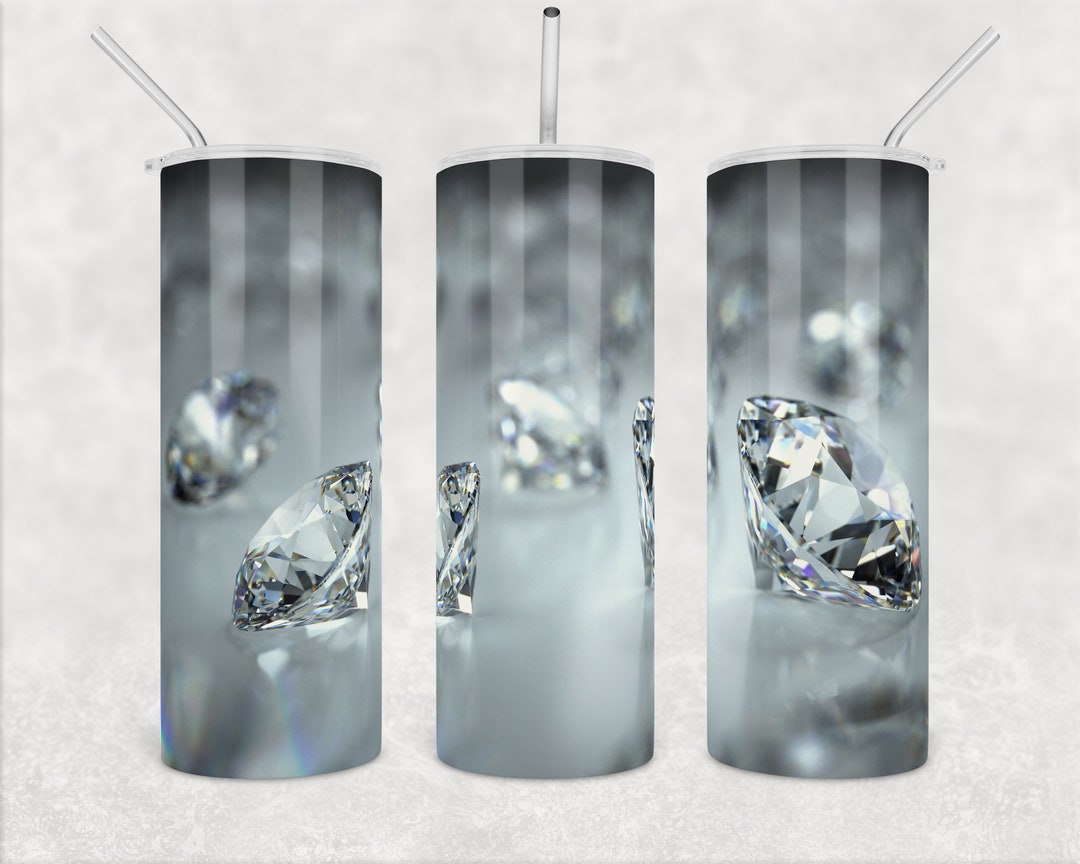 Diamond Tumbler Wrap Png Designs Marble Colorful Sublimation Design Gem ...