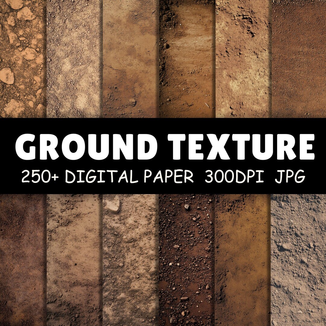 250+ Ground Texture Digital Papers | Dirt, Soil, Earth Seamless ...