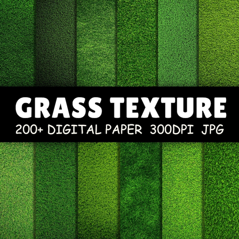 200+ Grass Texture Digital Papers | Realistic Green Grass Backgrounds ...