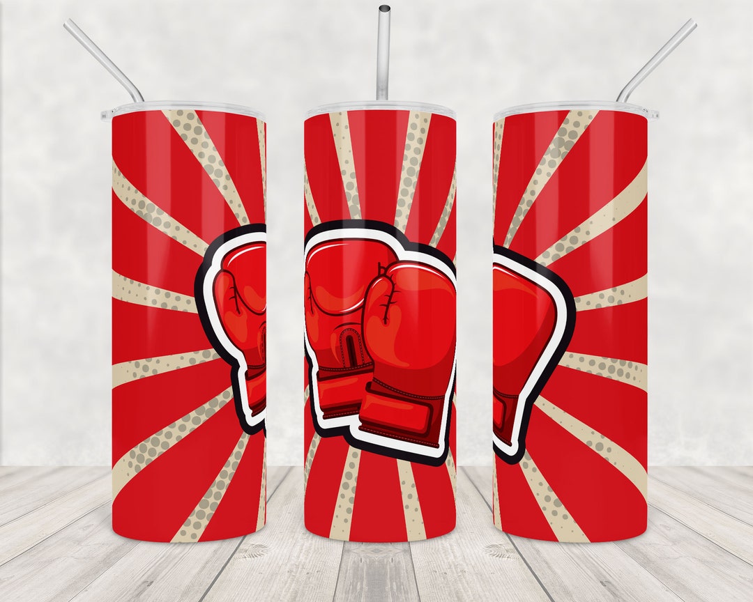 Boxing Tumbler Wrap Png 20oz Skinny Tumbler Sublimation Boxer - Etsy