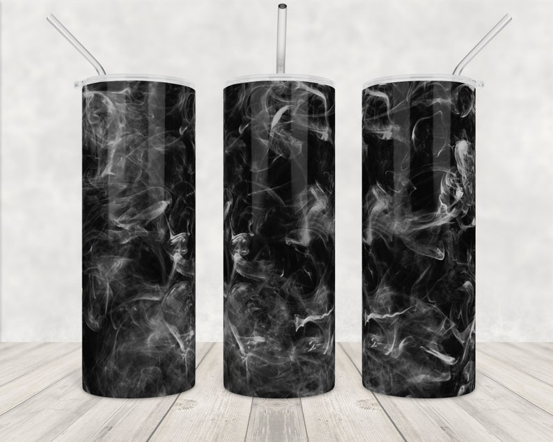 Smoke Tumbler Png 20oz Skinny Tumbler Wrap Sublimation Design - Etsy