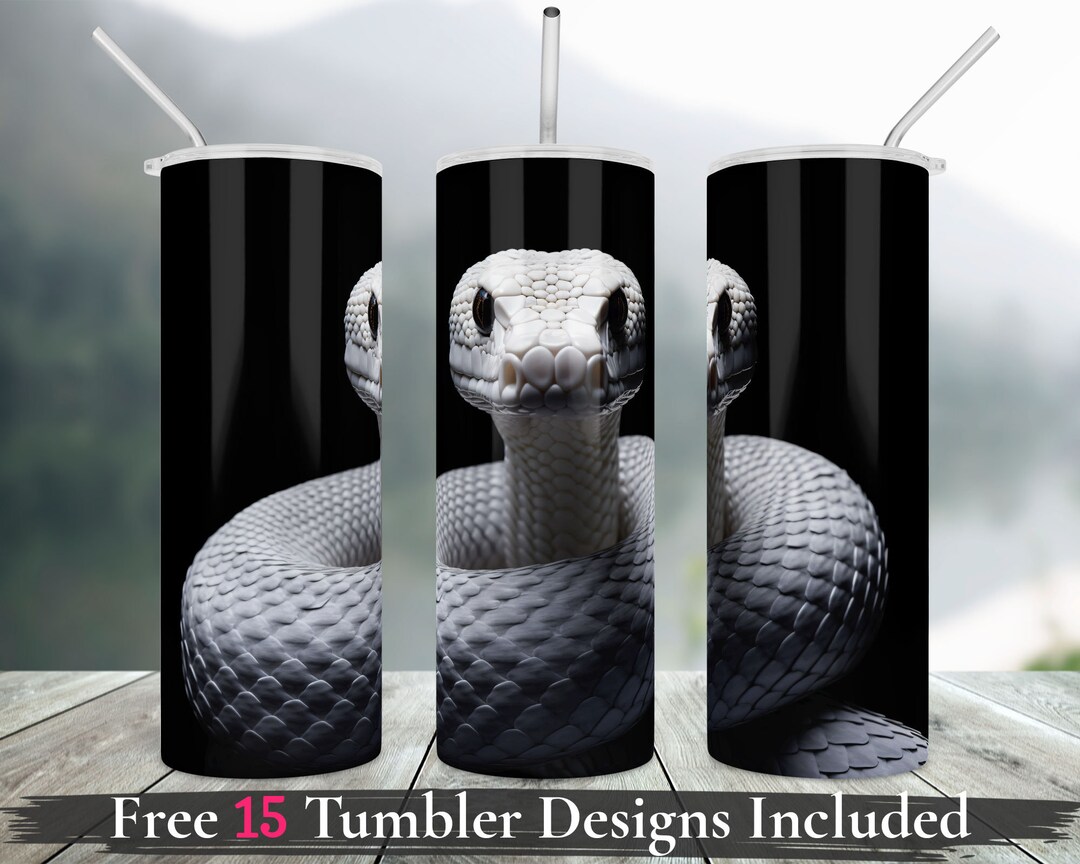 Snake Tumbler Wrap Png Sublimation Reptile Snake Design - Etsy