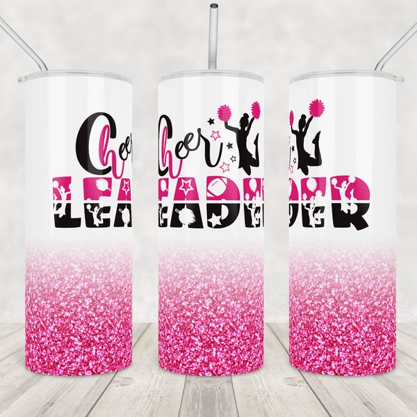 Pink and Black Cheer Background Sublimation Designs - Etsy