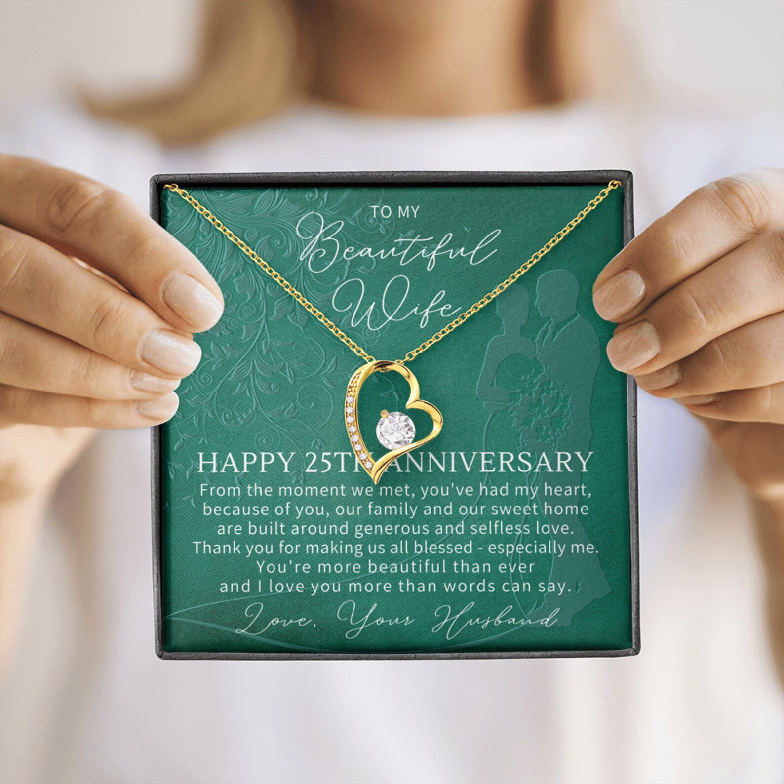 25th Anniversary Gift For Wife 25th Anniversary Gifts 25 Etsy