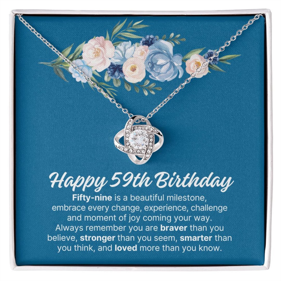 59th Birthday Gifts for Women Happy 59th Birthday Gift for Her 59 Year ...